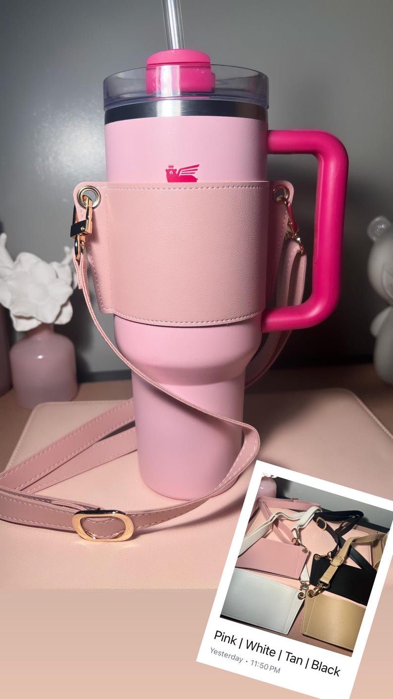 Cute Cup Purse | Stanley Cup Holder | Cup Carrier | Drink Caddy for ...