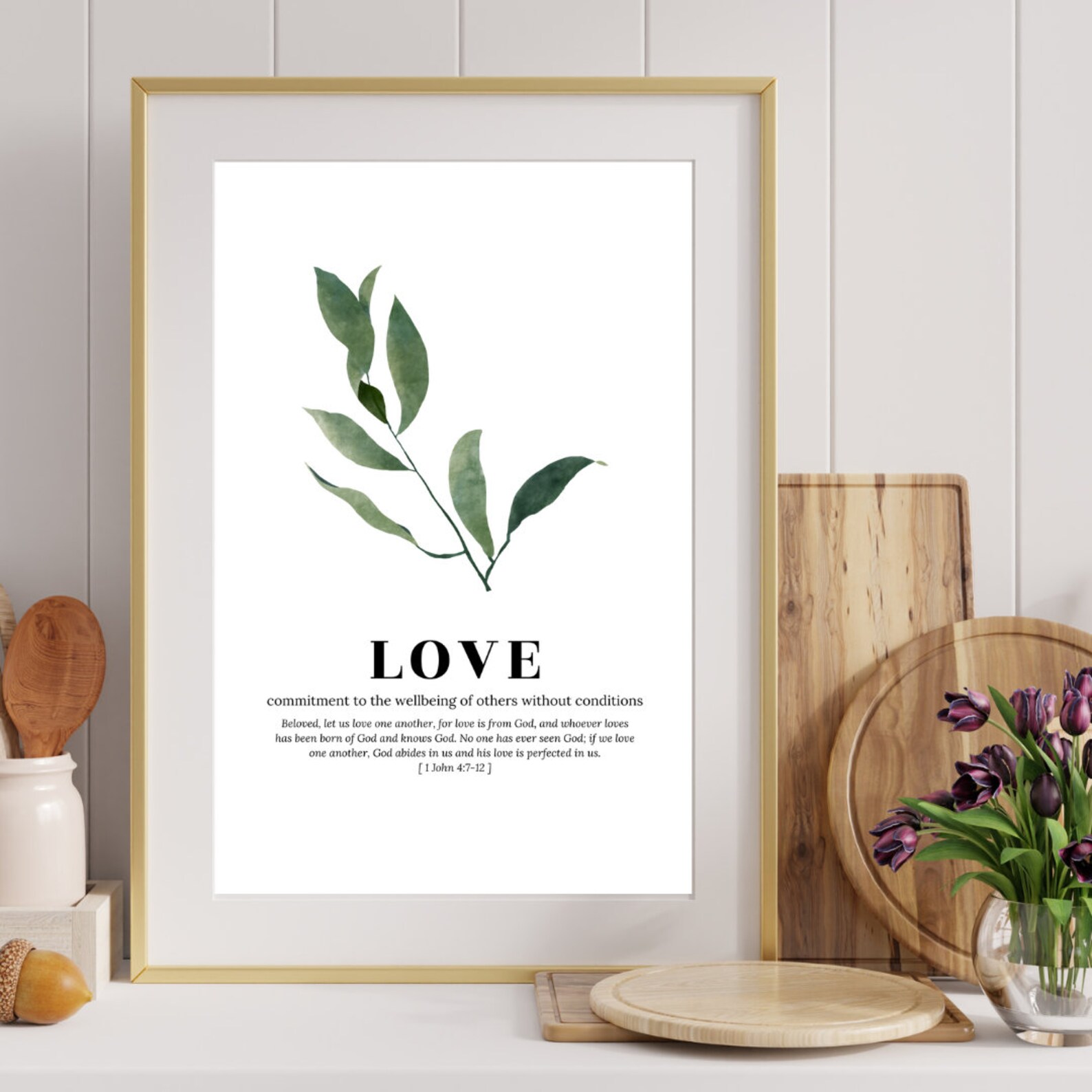 Fruit of the Spirit Set of 9 Wall Art Posters | Bible Verse | Digital ...