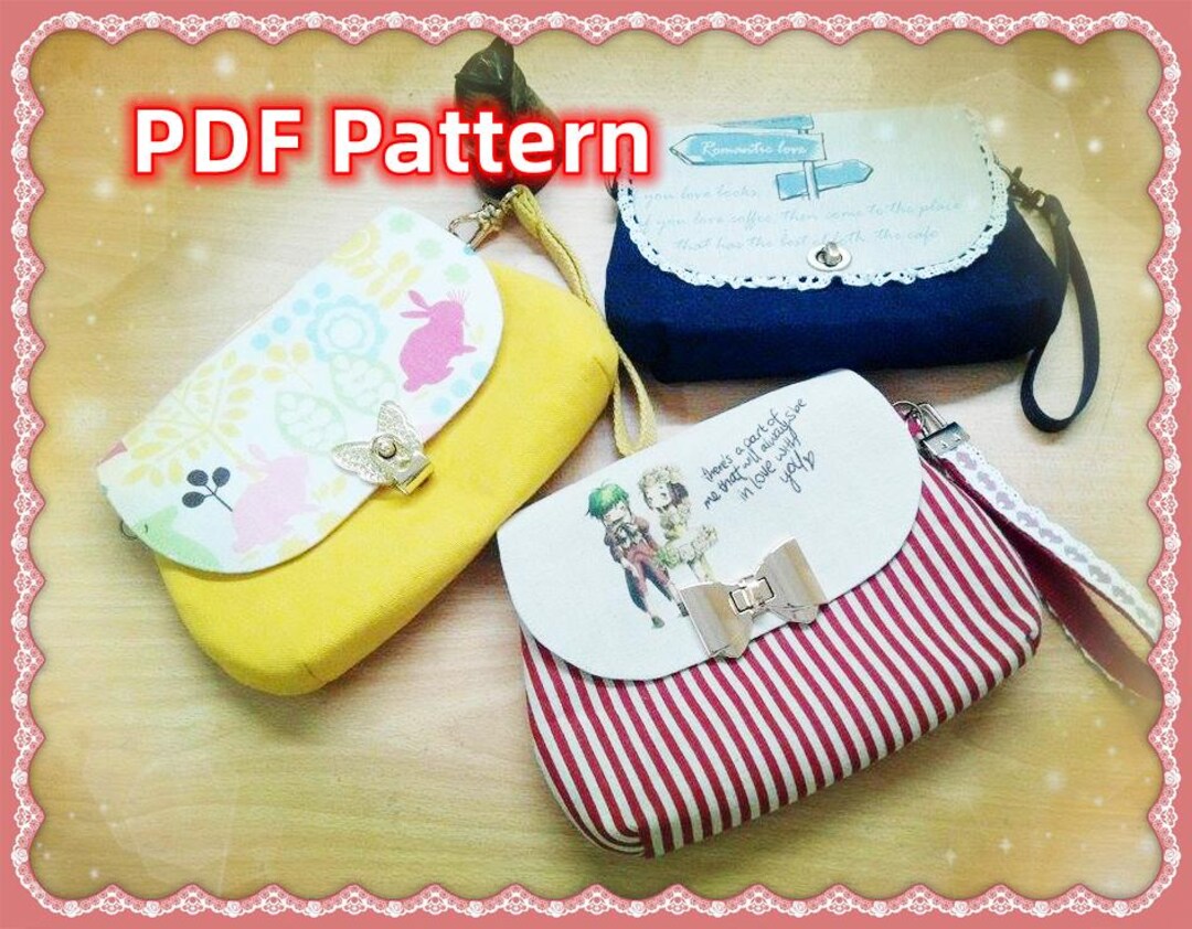 Wrist Bag Pattern, PDF Bag Pattern, Handmade Bag Pattern - Etsy