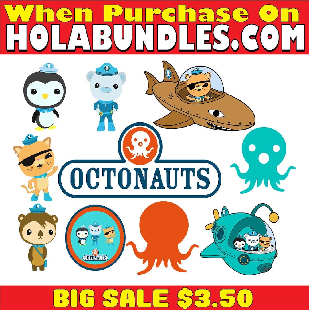 Octonauts Svg for Cricut, Octonauts Png, Octonauts Clipart, High ...