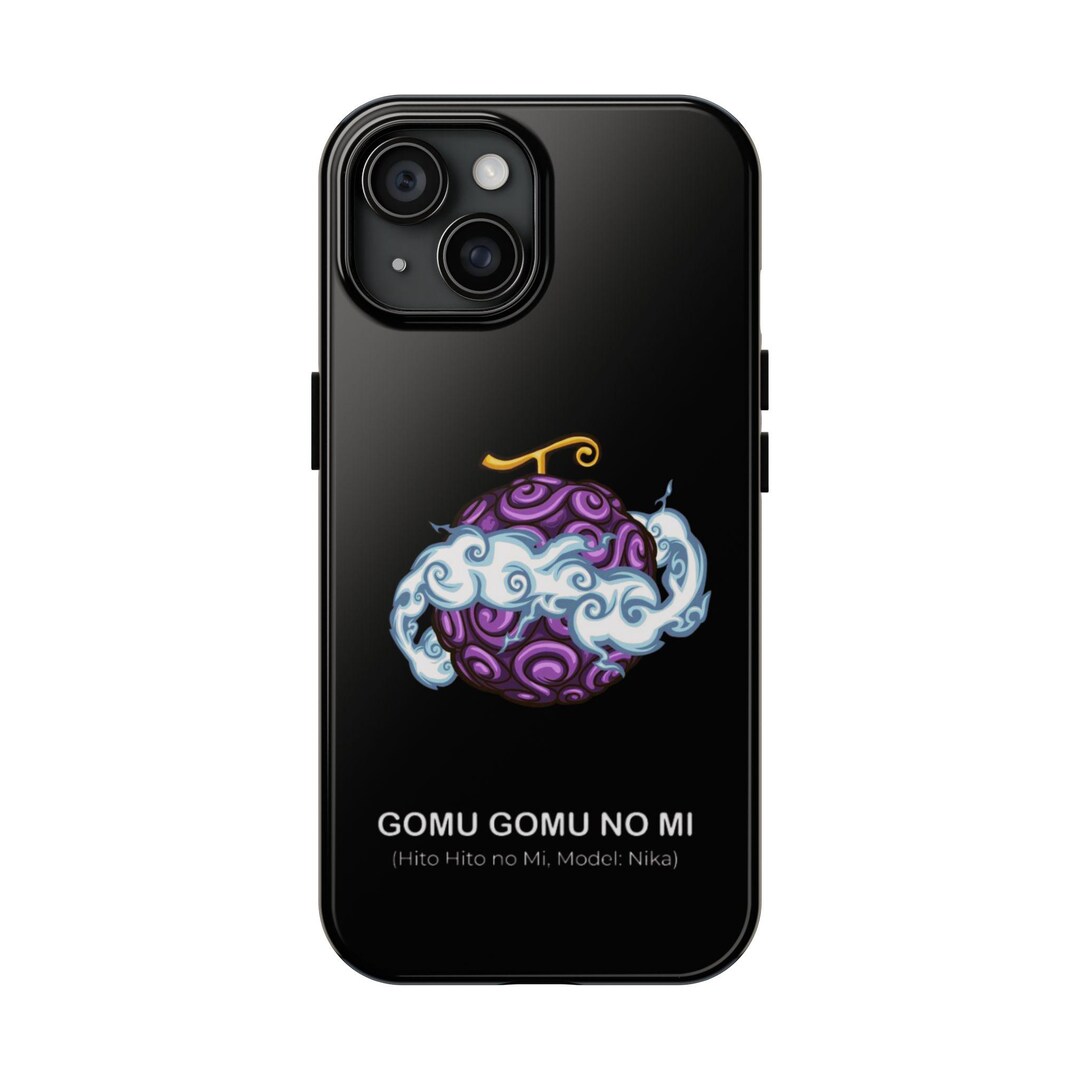 One Piece Devil Fruit Luffy Gomu Gomu No Mi Though Iphone/samsung Black Cases - Etsy