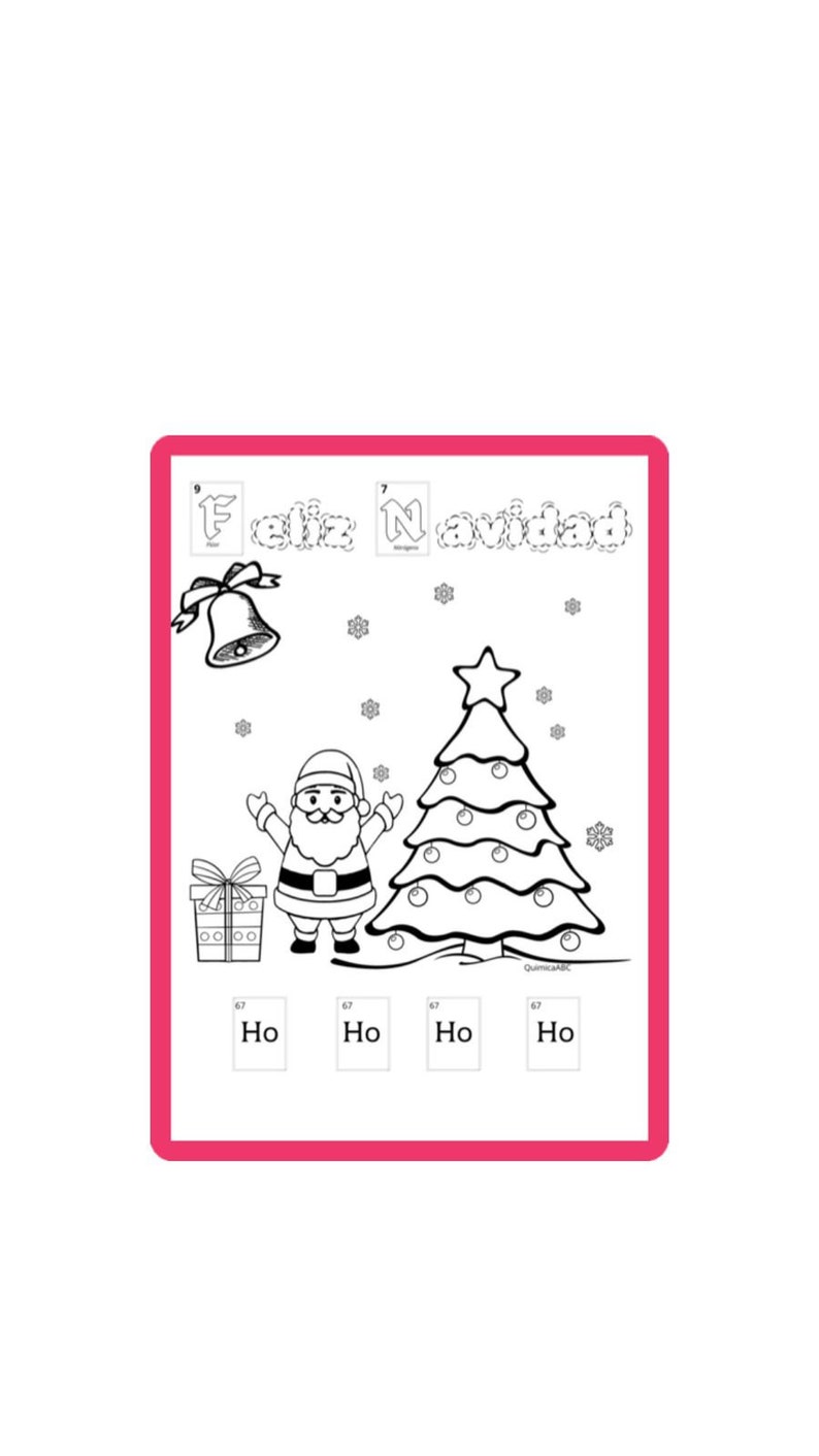 CHEMISTRY EXERCISES, Word Search, Crossword Puzzle, Christmas, Periodic ...