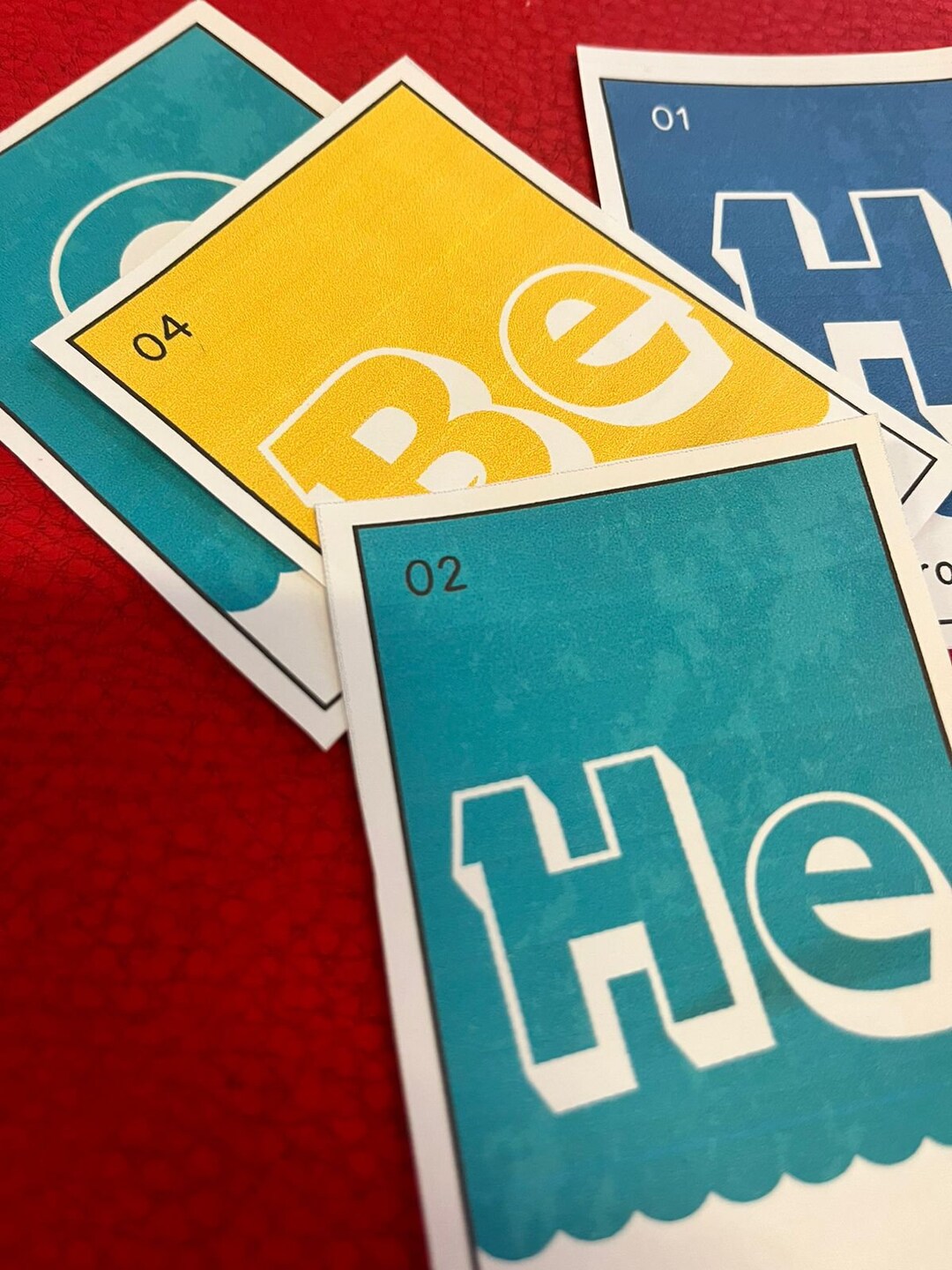 Lottery of Chemical Elements, PRINTABLE, SPANISH - Etsy