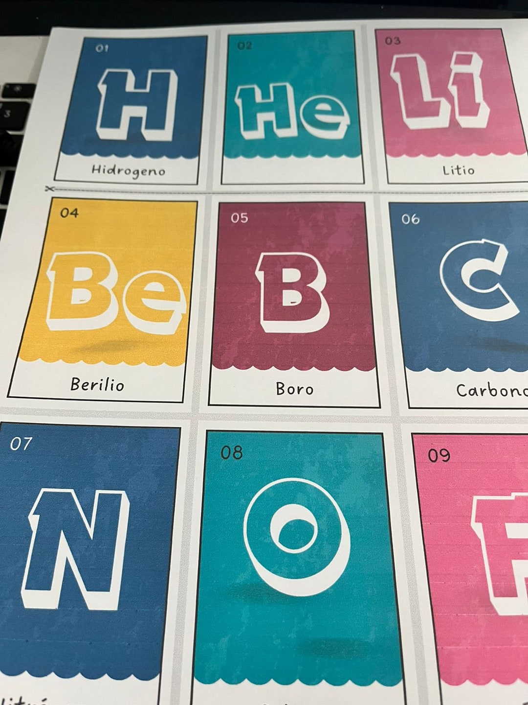 Chemical Elements Lottery - Etsy