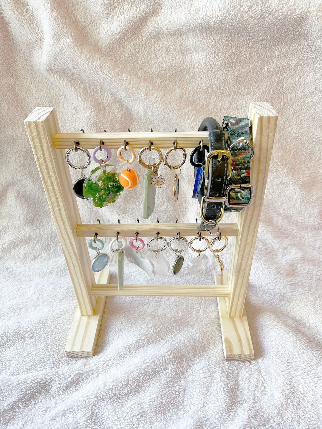 Dog/cat ID Tags Rack Holder, Pet Accessory Organizer/storage/retail ...