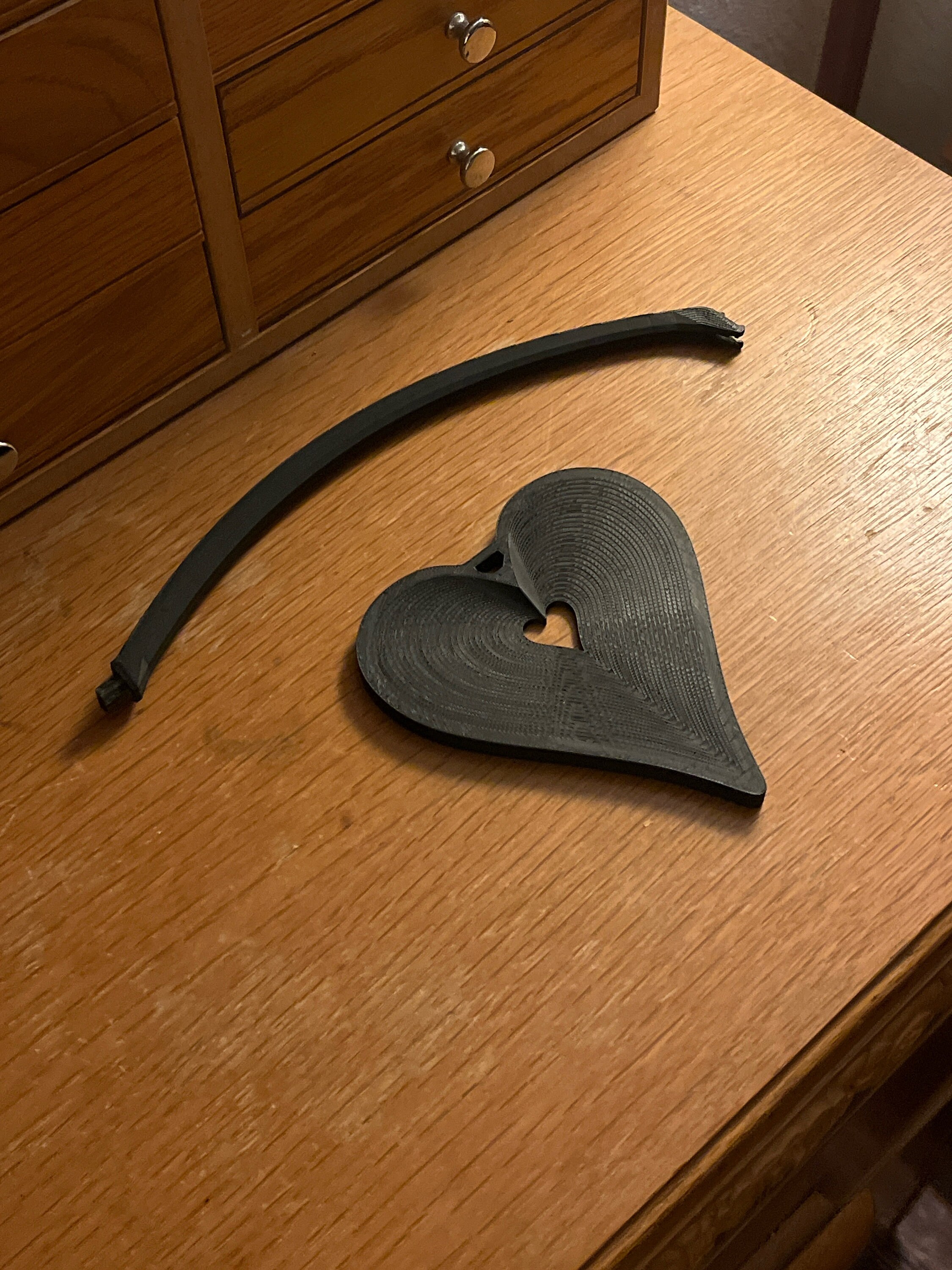 Heart Stand With Pendulum (3D Printed PLA Plastic) - Etsy