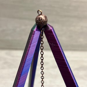 Small Open Tripod Stand With Pendulum and Divination Board (3D Printed ...