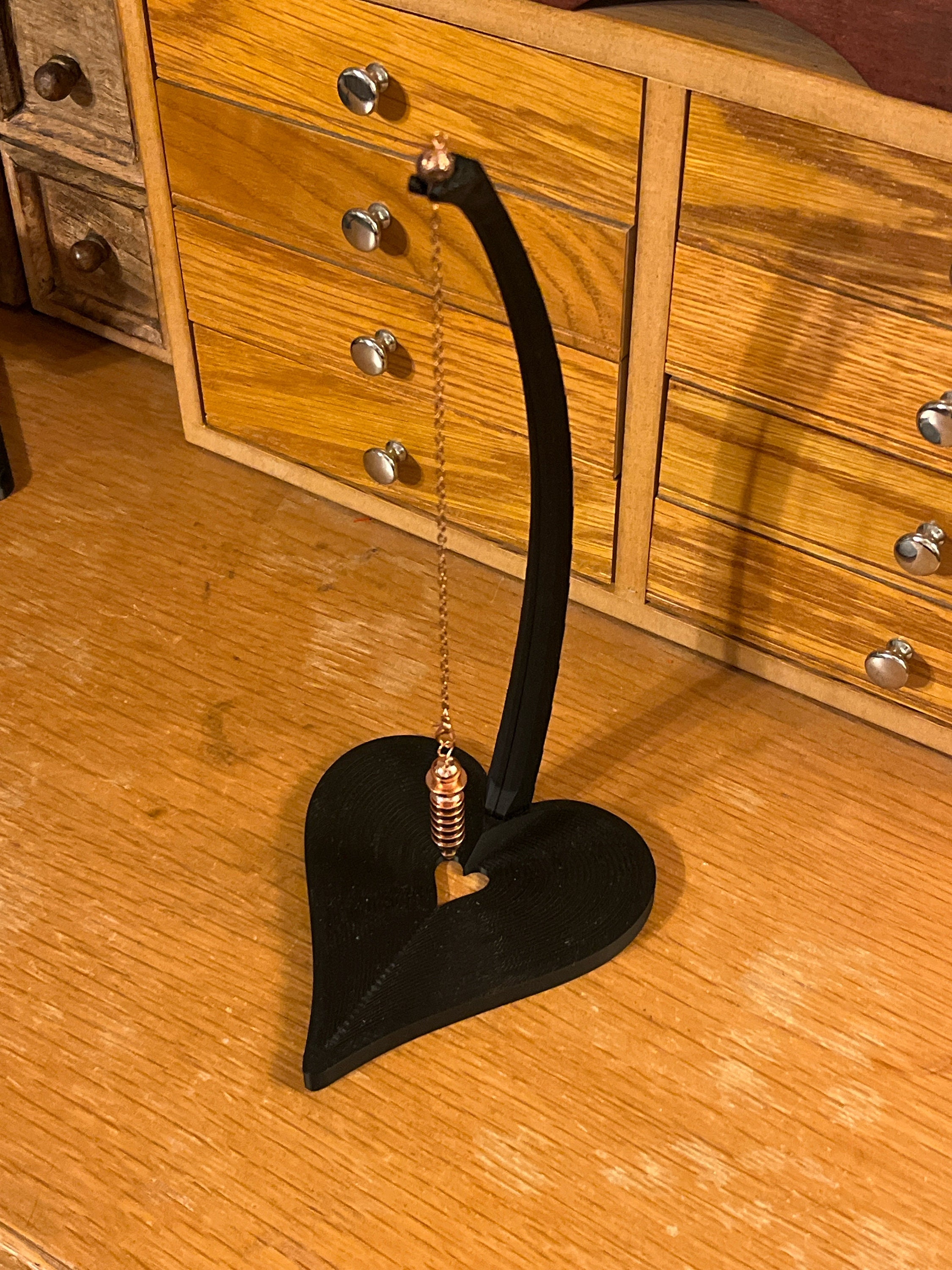 Heart Stand With Pendulum (3D Printed PLA Plastic) - Etsy