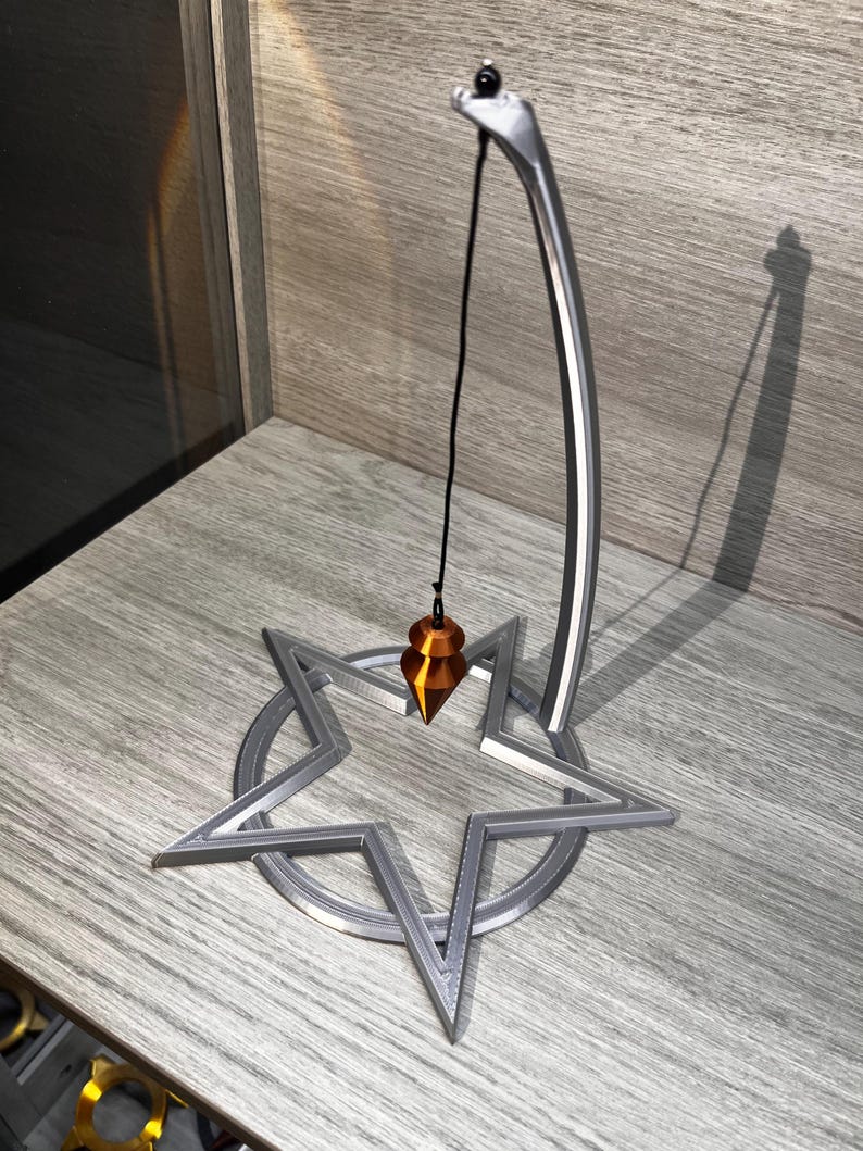 Pentacle Pendulum Stand (3D Printed PLA Plastic) - Etsy