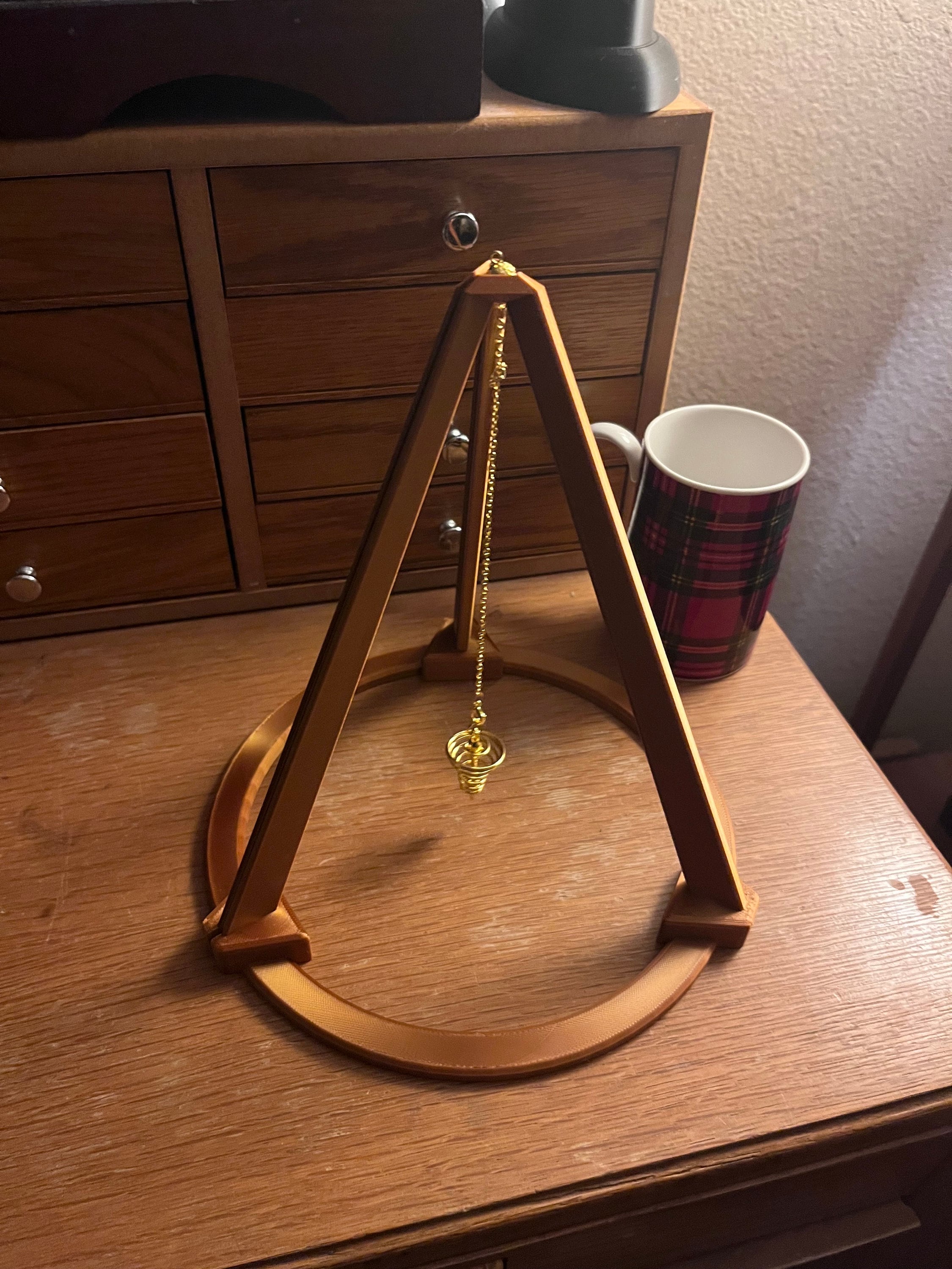 Small Open Tripod Stand With Pendulum - Etsy