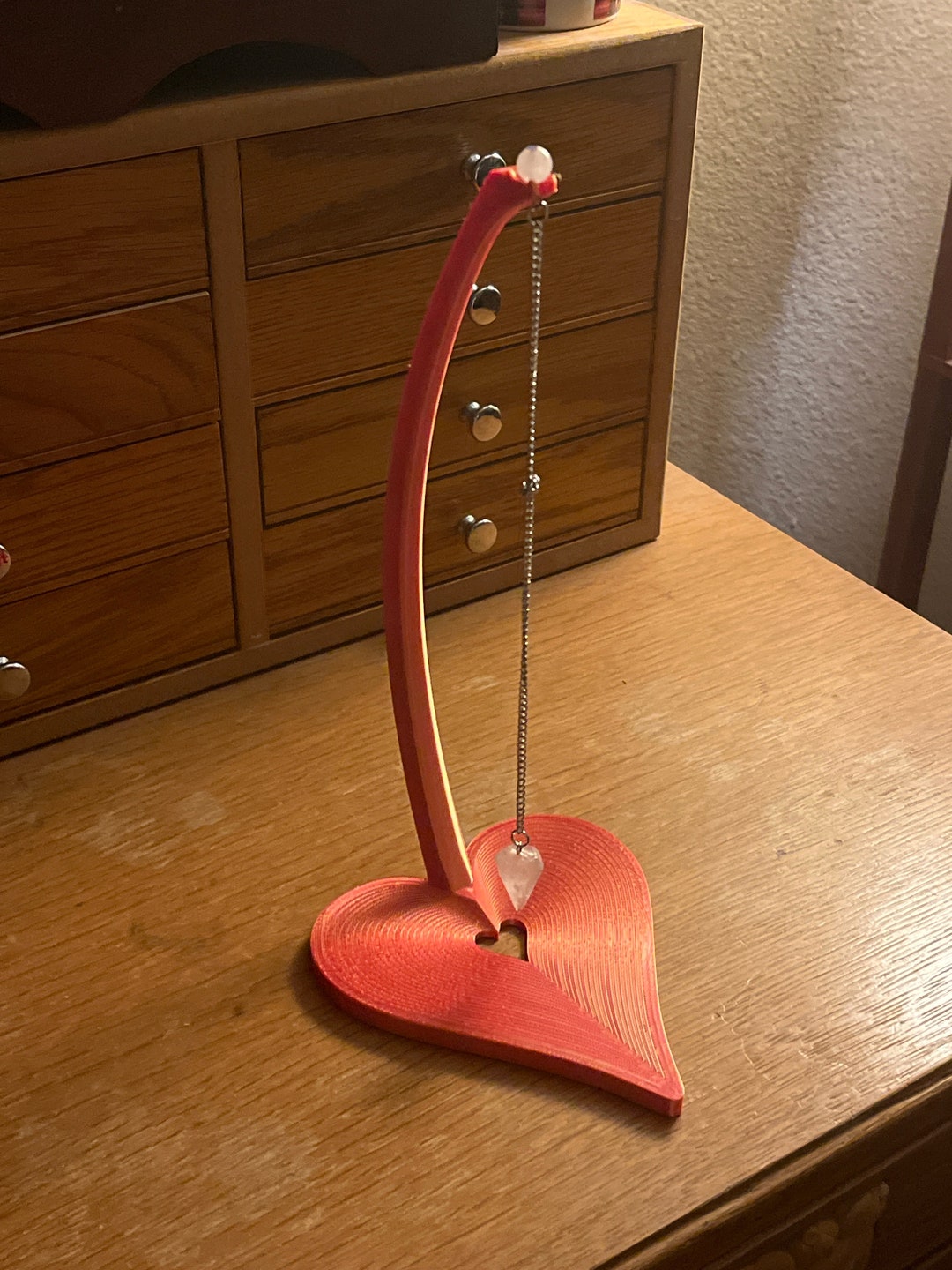 Heart Stand for Jewelry or Pendulums - Etsy