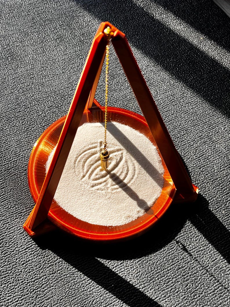 Magus 3D Printed Pendulum Sand Stand: Divination Tool, Gothic Altar ...