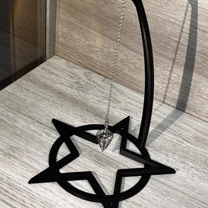 Pentacle Pendulum Stand (3D Printed PLA Plastic) - Etsy