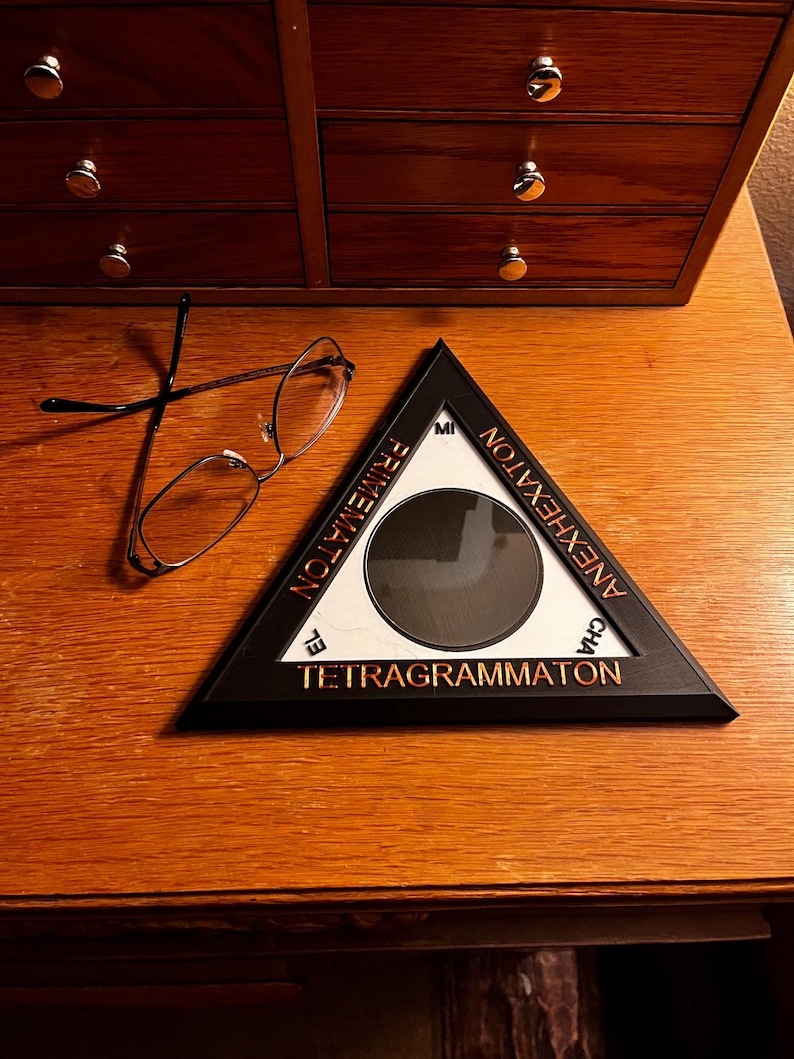 Triangle of the Art (3D Printed PLA Plastic) - Etsy