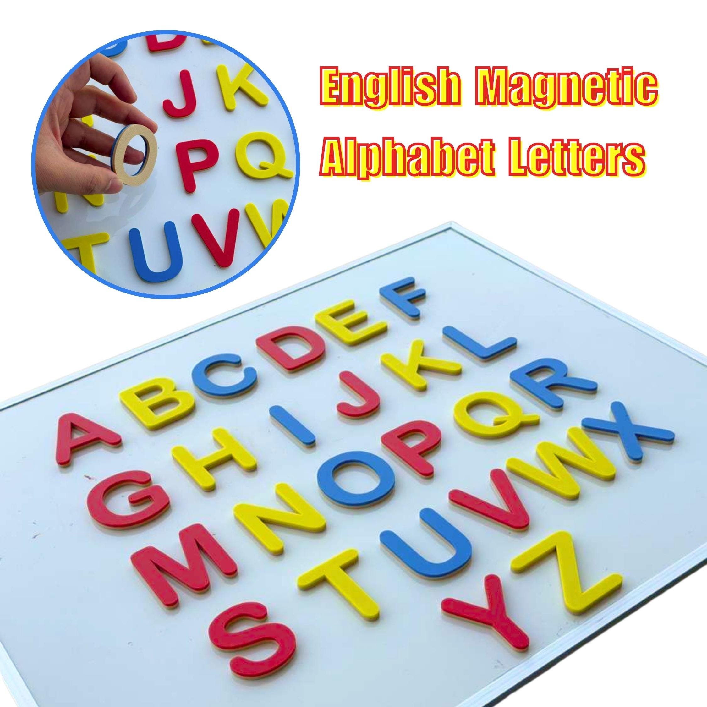 3D Printed Magnetic Alphabet Letters – Montessori ABC Learning Toy ...