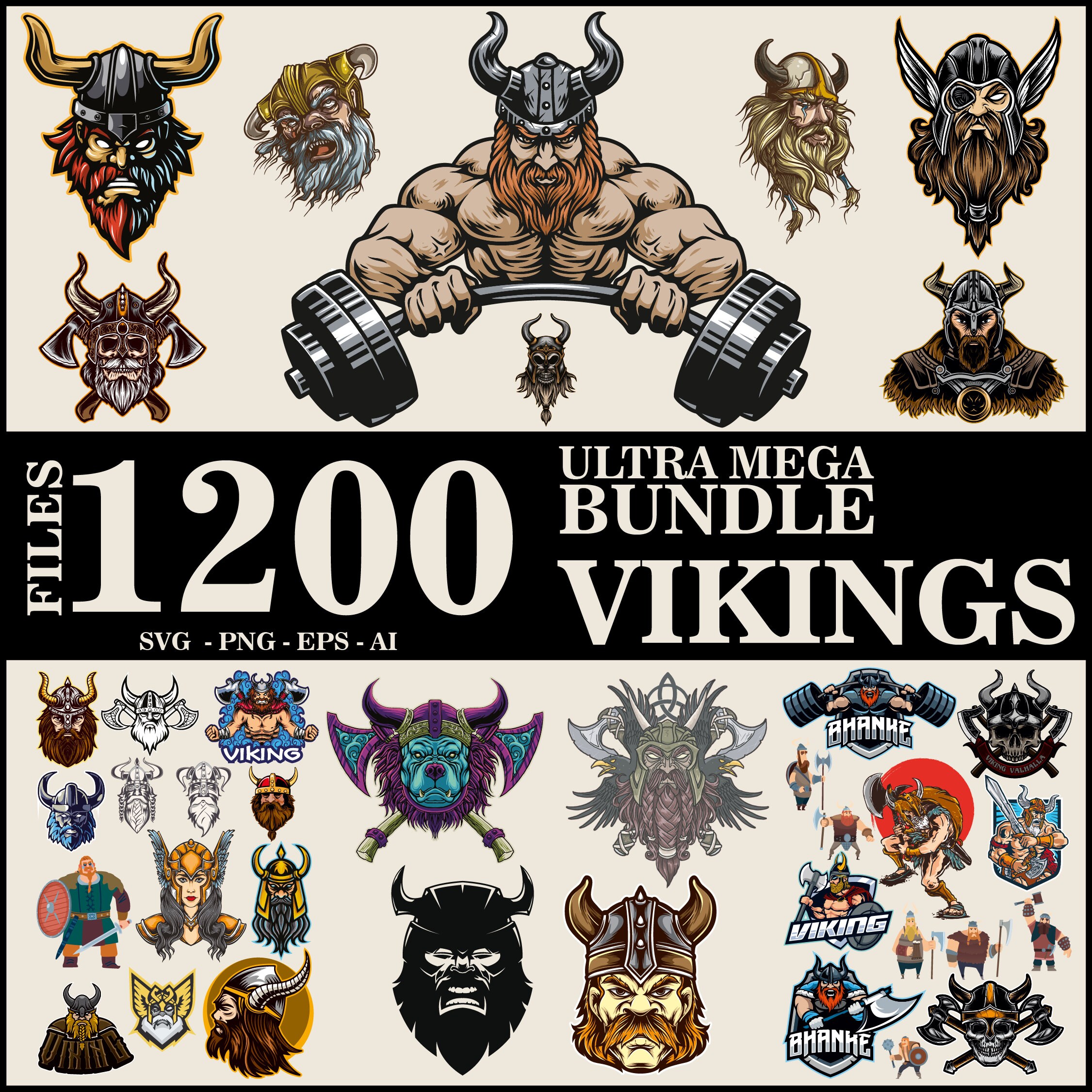 1200 Files Viking Svg Viking Svg Bundle Celtic Kont Svg Viking Design ...