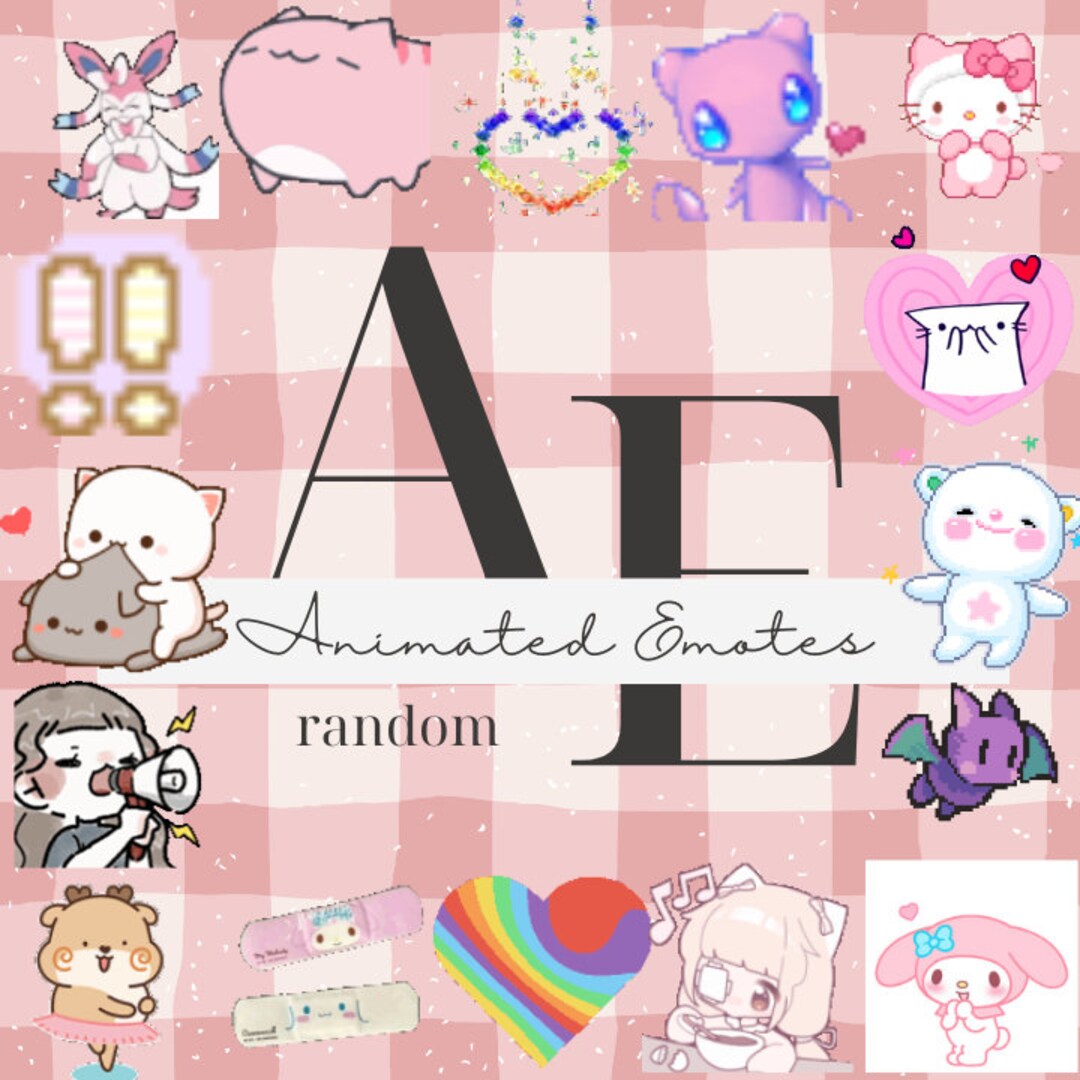 Random Animated Emotes for Discord and Twitch - Etsy