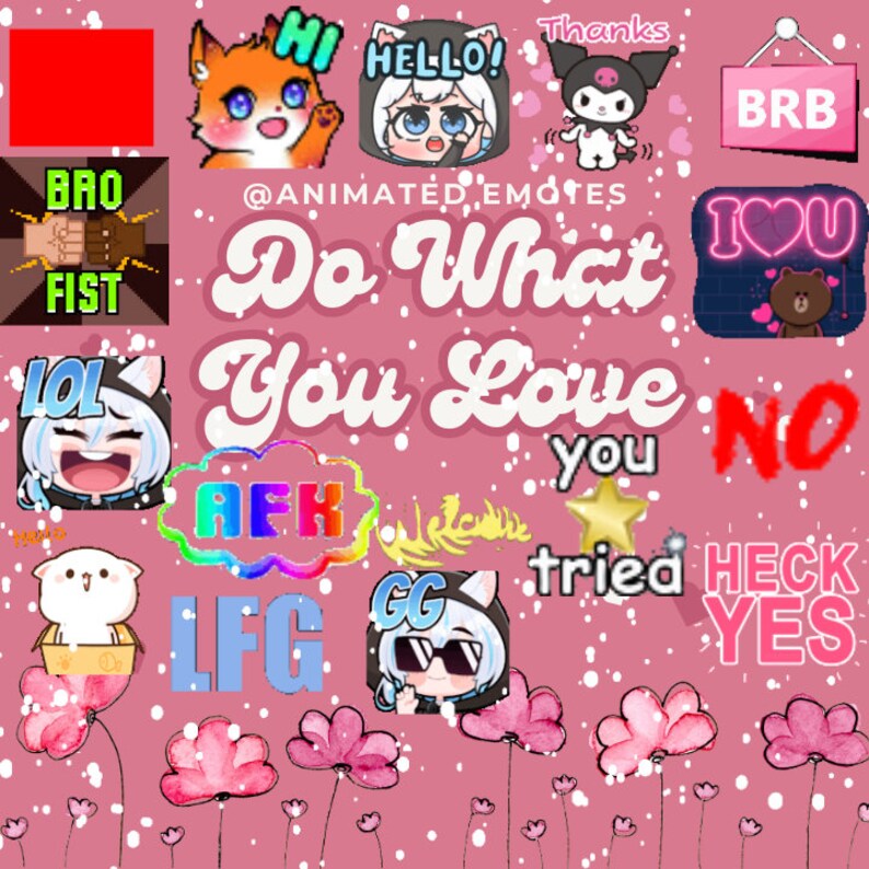 Random Animated Emotes - Etsy