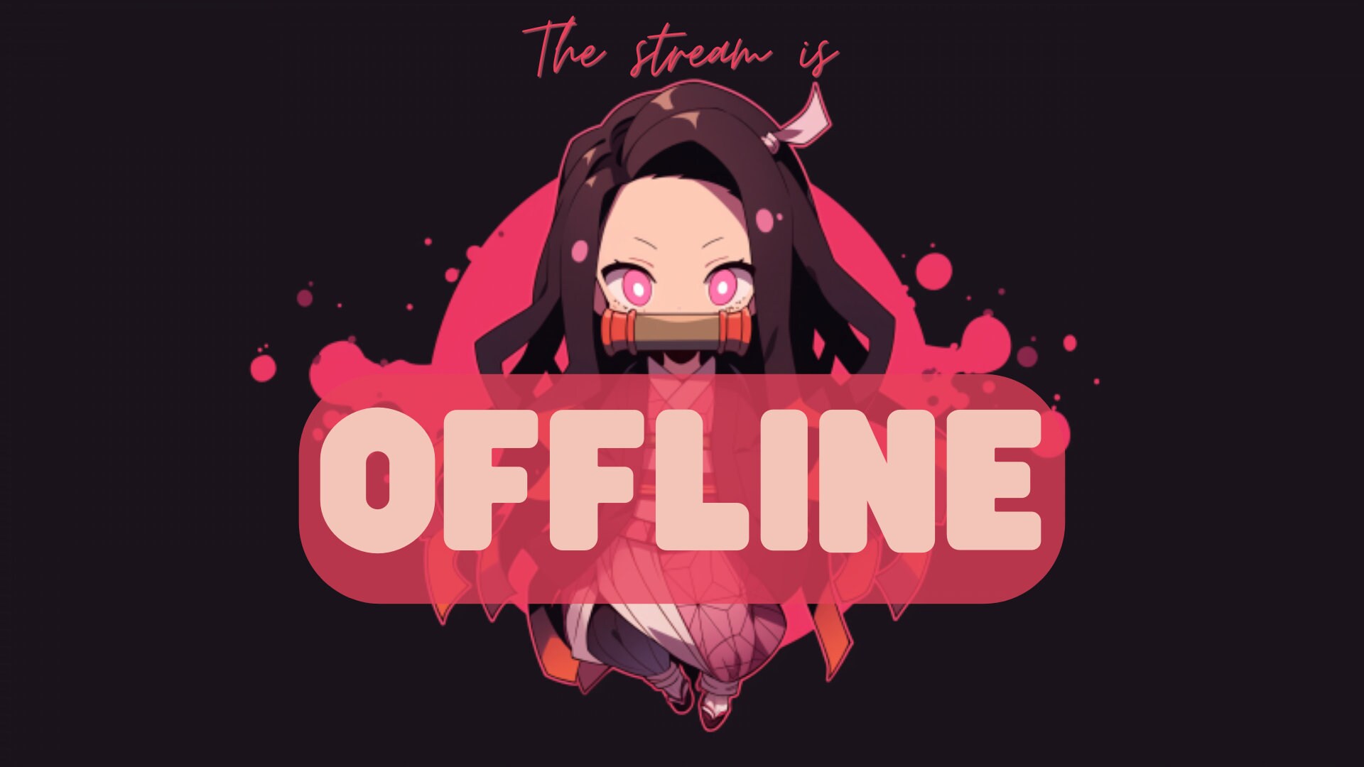 4 Animated Twitch Scenes | Demon Slayer, Nezuko, Chibi | Twitch ...