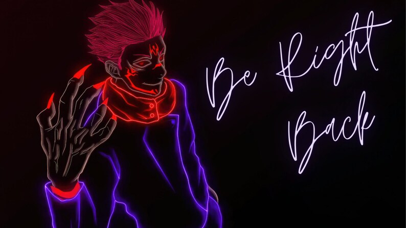 4 Animated Twitch Scenes Sukuna, JJK, Neon Twitch, Youtube, Kick ...