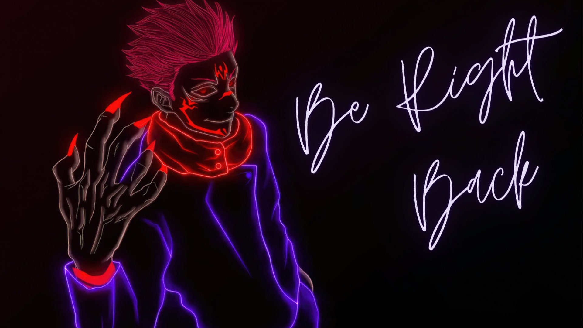 4 Animated Twitch Scenes Sukuna, JJK, Neon Twitch, Youtube, Kick ...