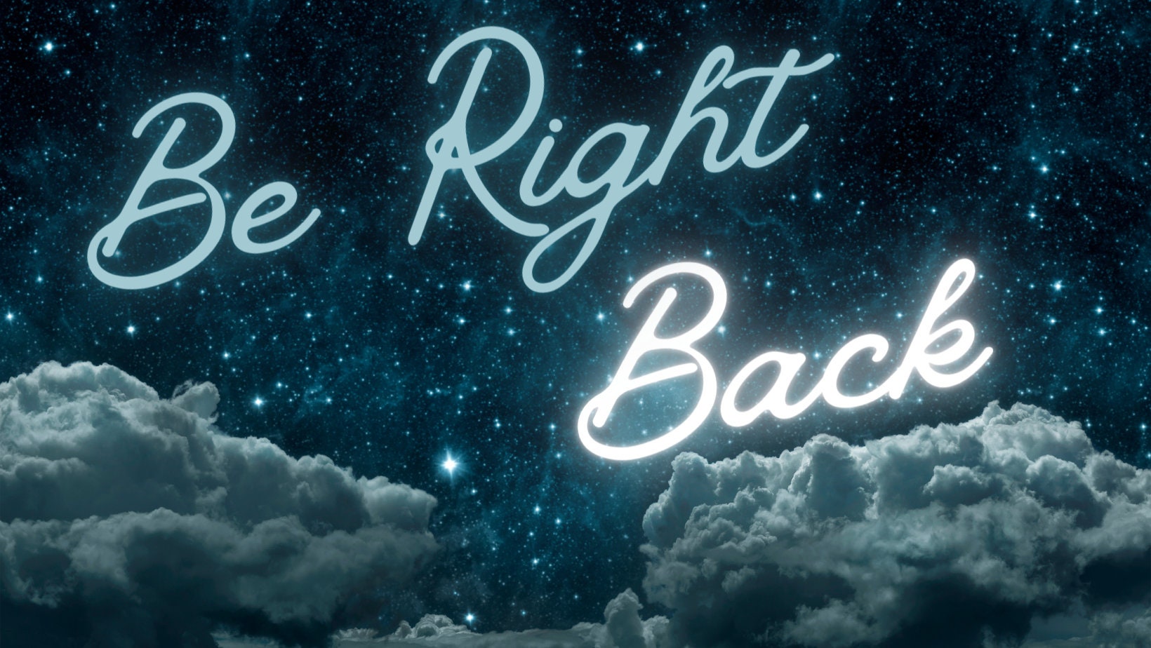 4 Animated Twitch Scenes Neon, Clouds, Blue, Stars Twitch, Youtube ...