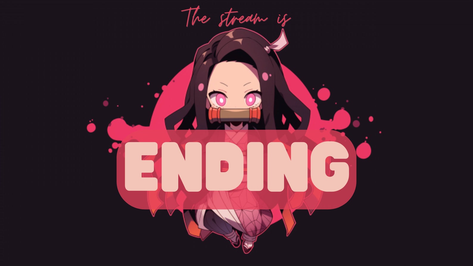 4 Animated Twitch Scenes | Demon Slayer, Nezuko, Chibi | Twitch ...