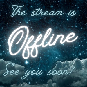 4 Animated Twitch Scenes Neon, Clouds, Blue, Stars Twitch, Youtube ...