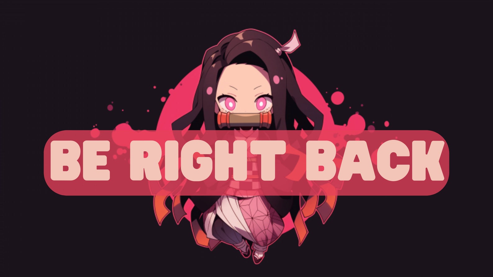 4 Animated Twitch Scenes | Demon Slayer, Nezuko, Chibi | Twitch ...