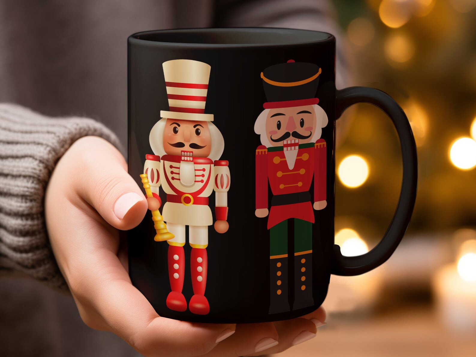 Christmas Nutcracker Mug Gift, Festive Nutcracker Soldiers Cup, Classic ...