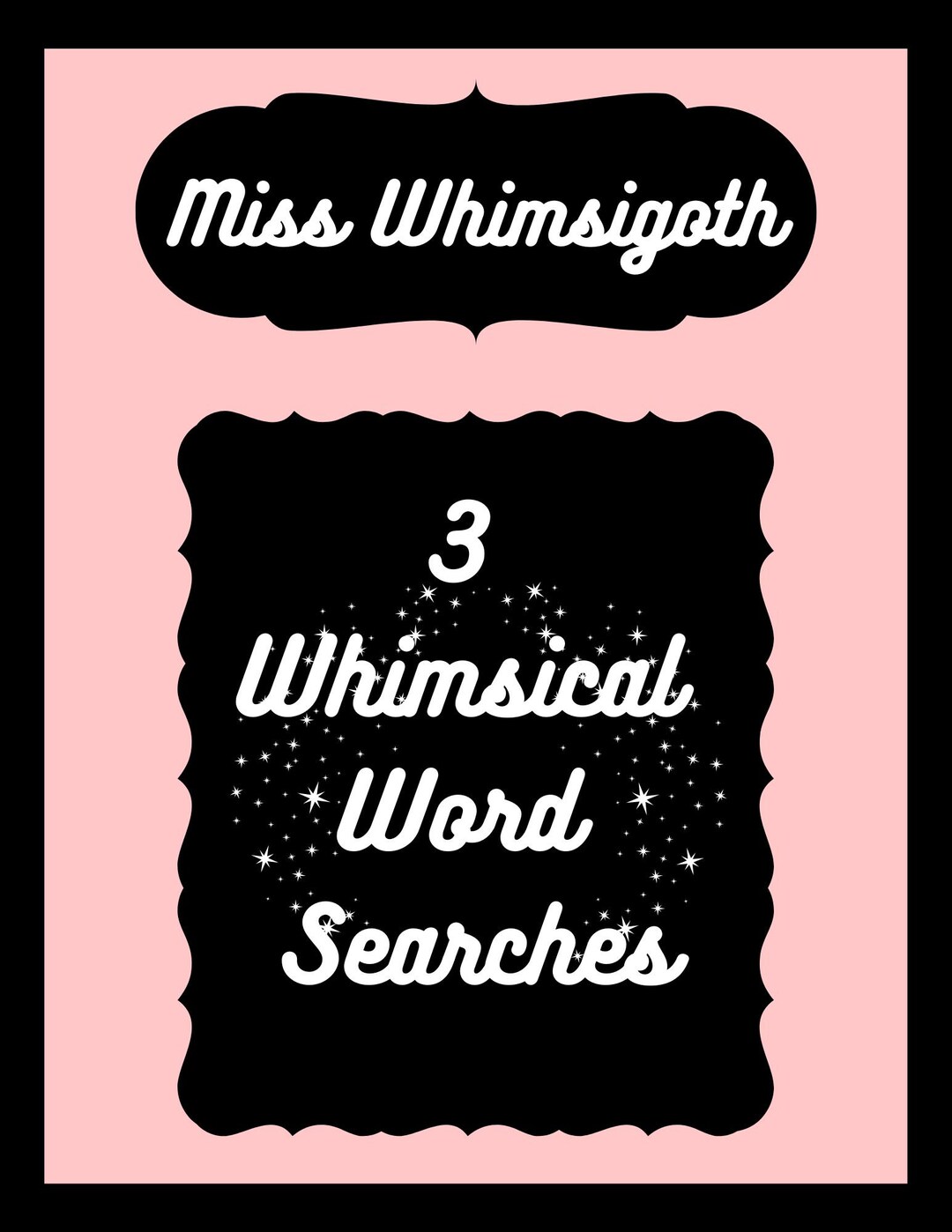 Miss Whimsigoth: 3 Whimsical Word Search Bundle With Answer Keys - Etsy