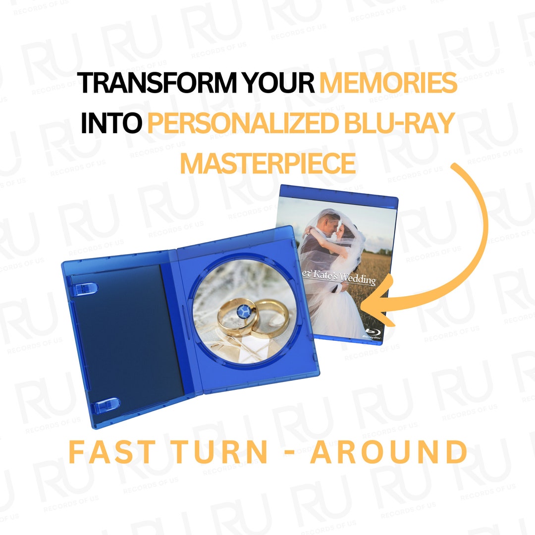 Custom Blu-ray: 4 Hrs of Video - ISO, MOV, MP4, Free Shipping, Free ...