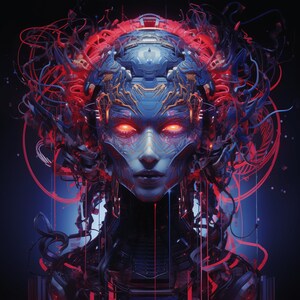 10+ Dark Cyberpunk Visions: A Dystopian Art - Etsy