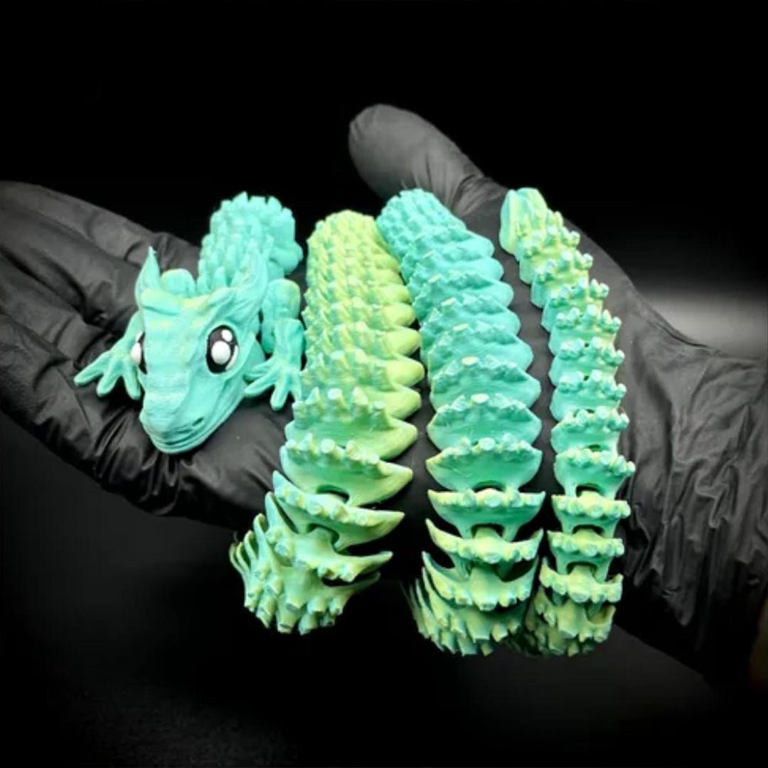 Tiny Crystal Dragon, STL File for 3D Printing, STL Print Files ...