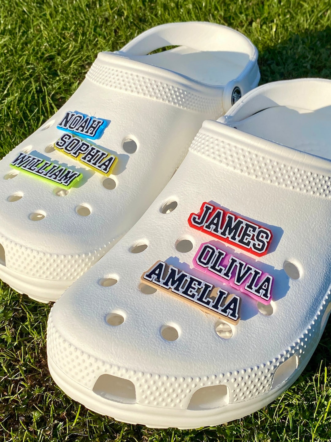 Personalized Name Clog Charm: Custom 3D Printed Shoe Accessory - Etsy