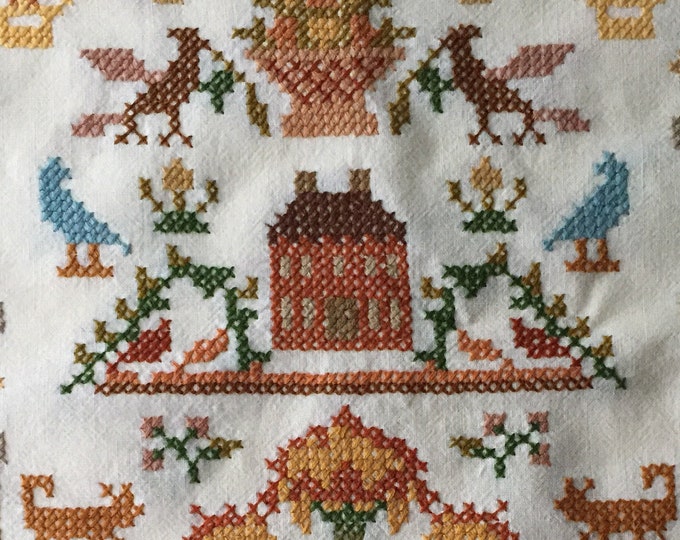 Sampler 20th Century Original Handmade Americana Textile - Etsy