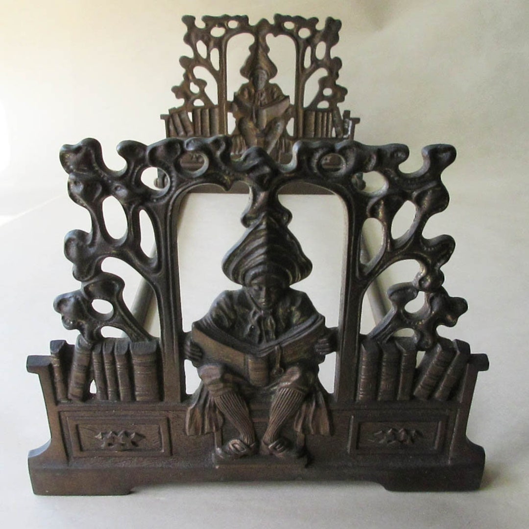 Vintage Victorian Judd Metal Book Rack Holder the Scholar - Etsy