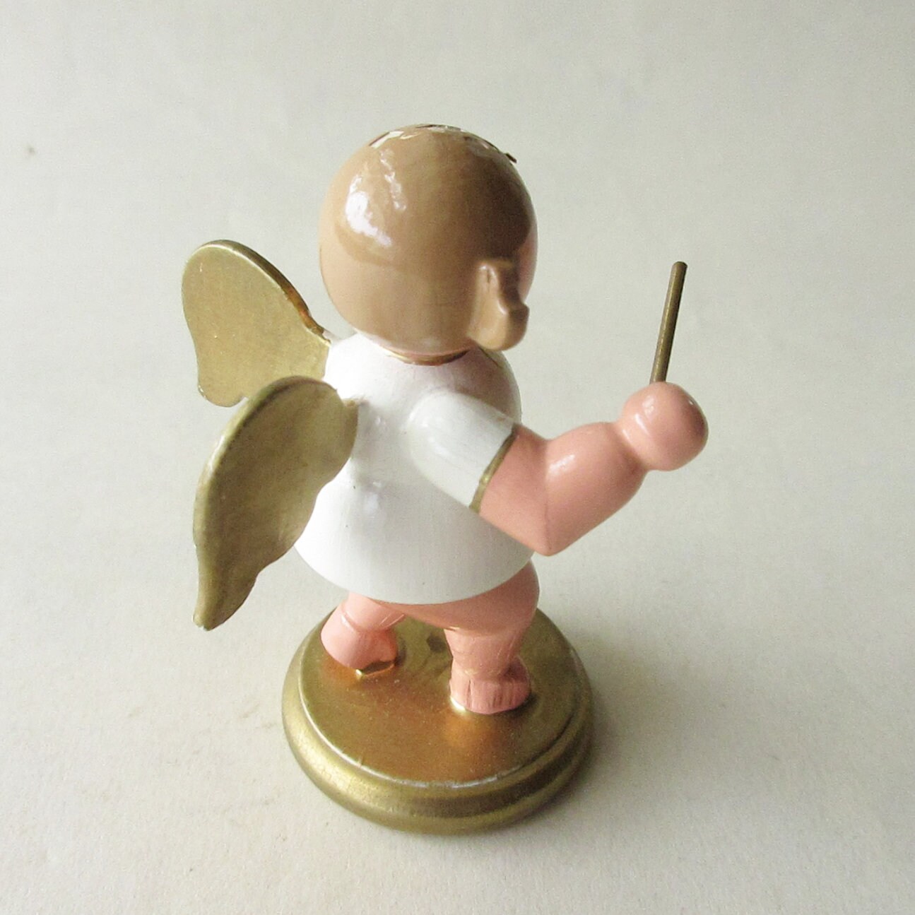 Vintage Germany Band Leader Wood Angel Wooden Erzgebirge Decoration ...