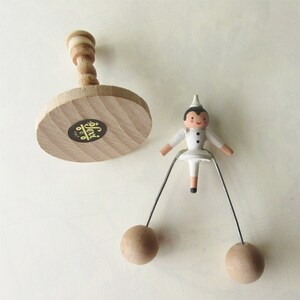 Uncommon Vintage Sevi Clown Balance Erzgebirge Style Wooden Wood ...