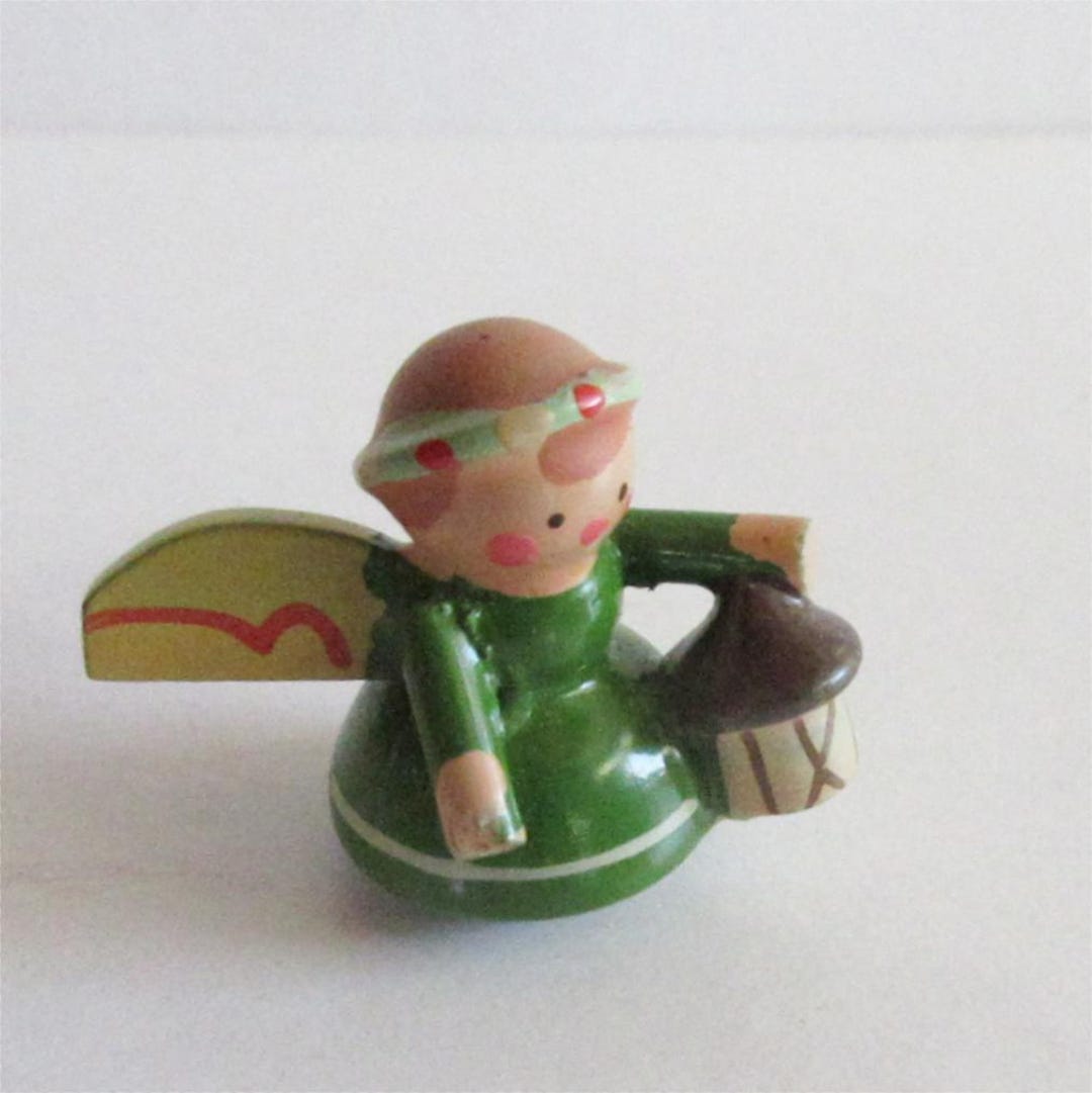 Italy Vintage Sevi Angel Wooden Wood Hand Made Christmas Decoration Erzgebirge Style 1 - Etsy