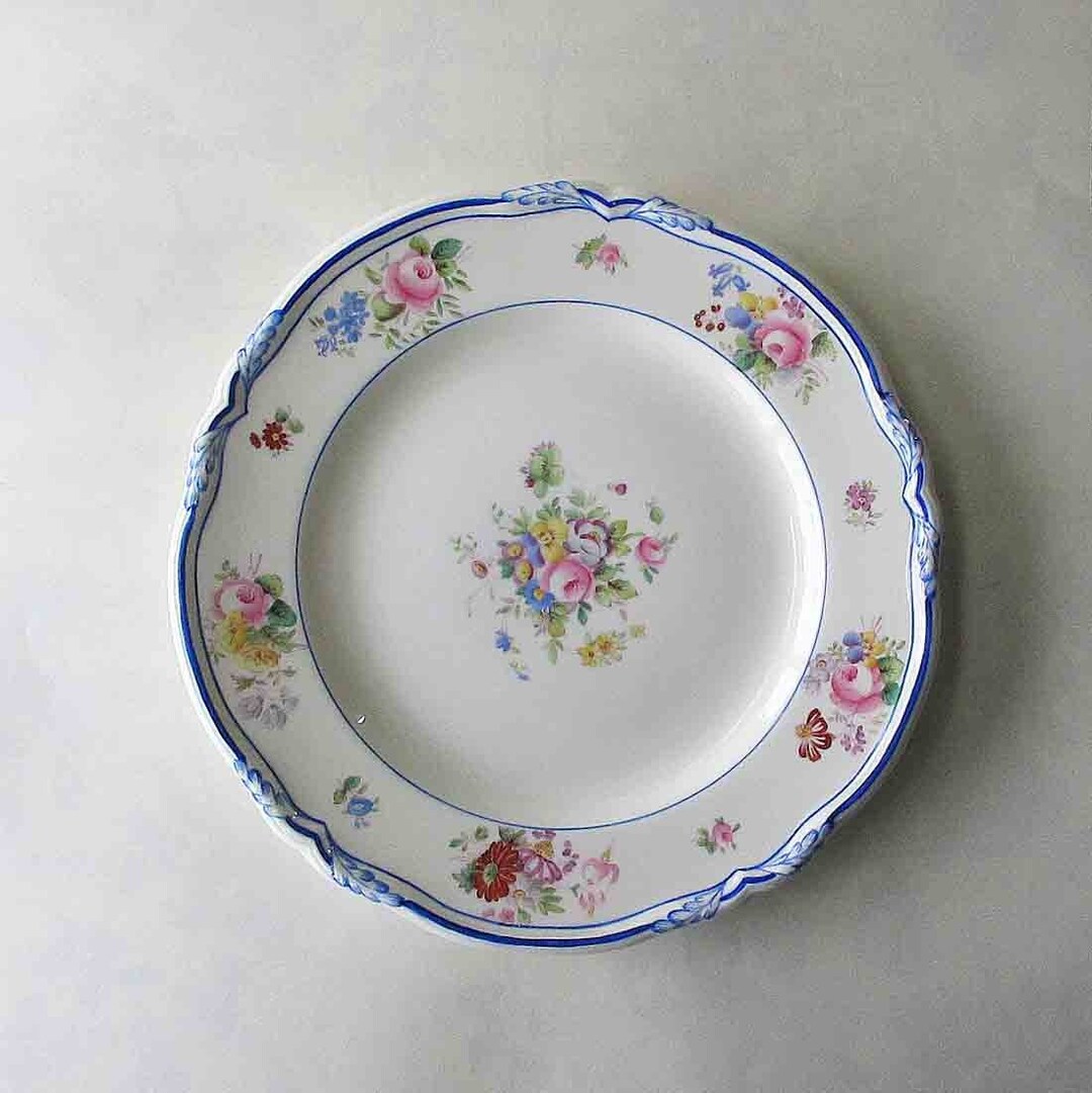 4 Mintons Queen Anne Vintage 9-1/8" Luncheon Plates Fine China ...