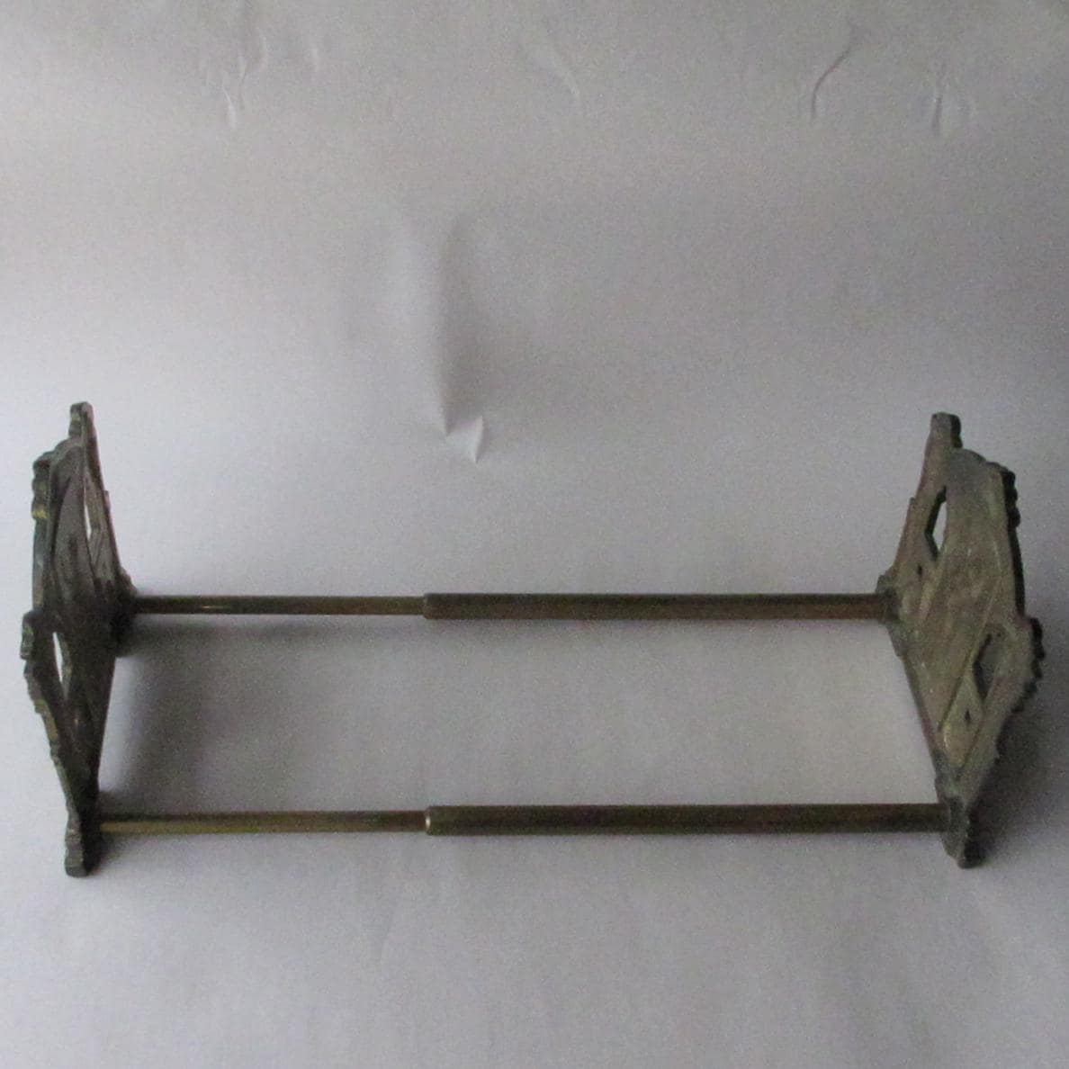Vintage Victorian Judd Metal Book Rack Holder Expanding Child With Dove ...