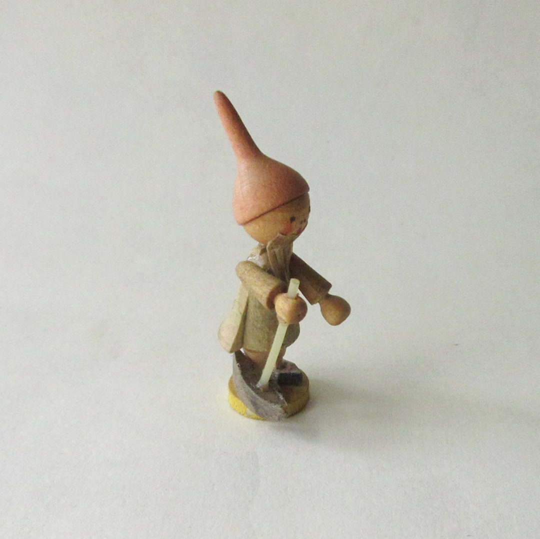 Uncommon Vintage East Germany Wendt and Kuhn Wood Elf Gnome Wooden ...