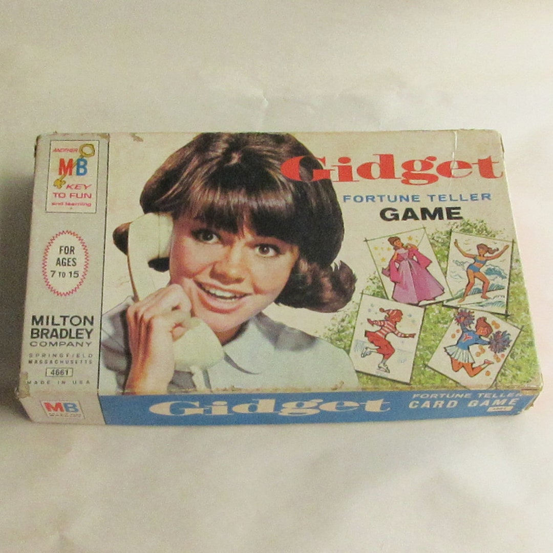 Vintage 1966 Milton Bradley Gidget Sally Field Fotune Teller Game ...