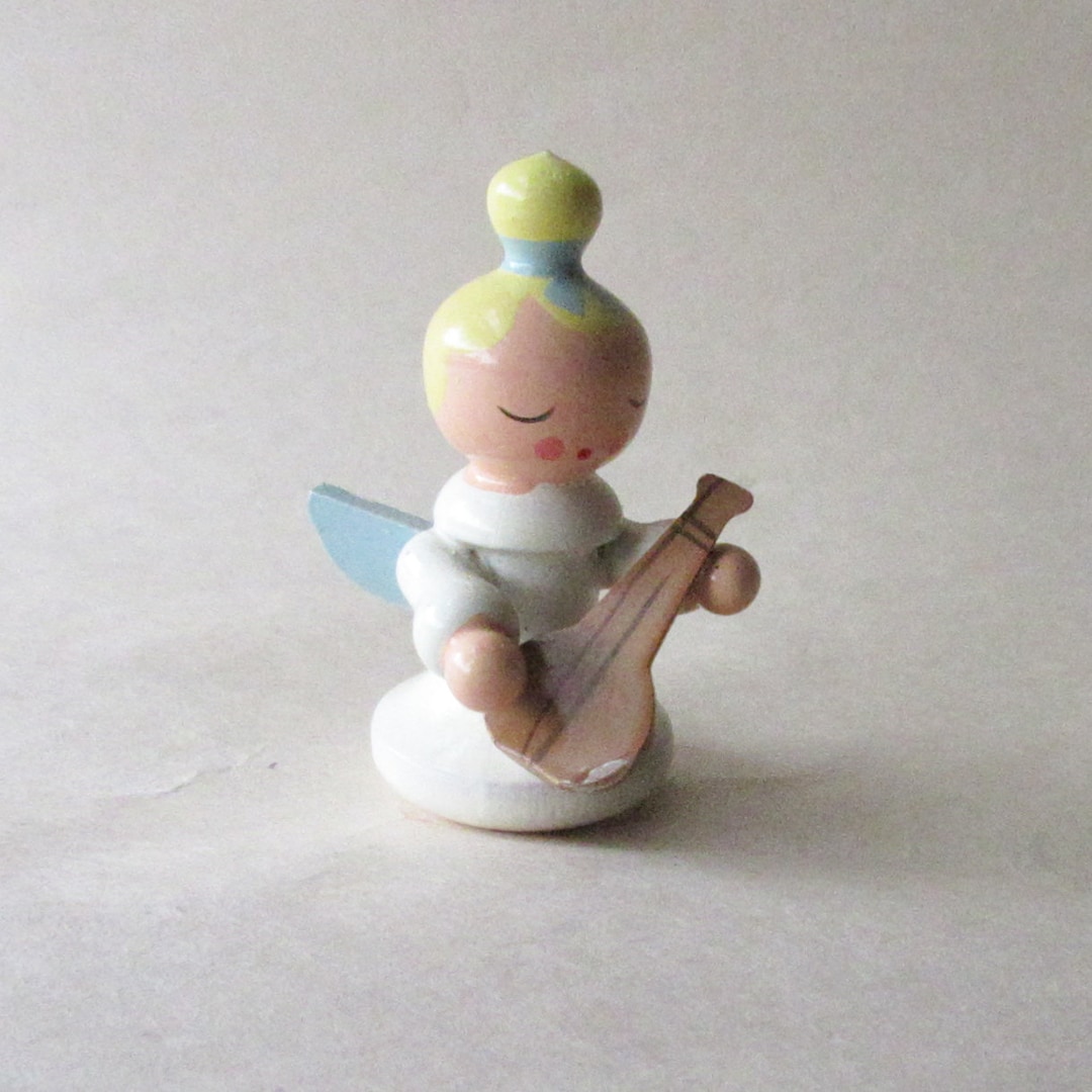 Italy Vintage Sevi Angel Wooden Wood Hand Made Christmas Decorations Erzgebirge Style -1-7/8" - Etsy