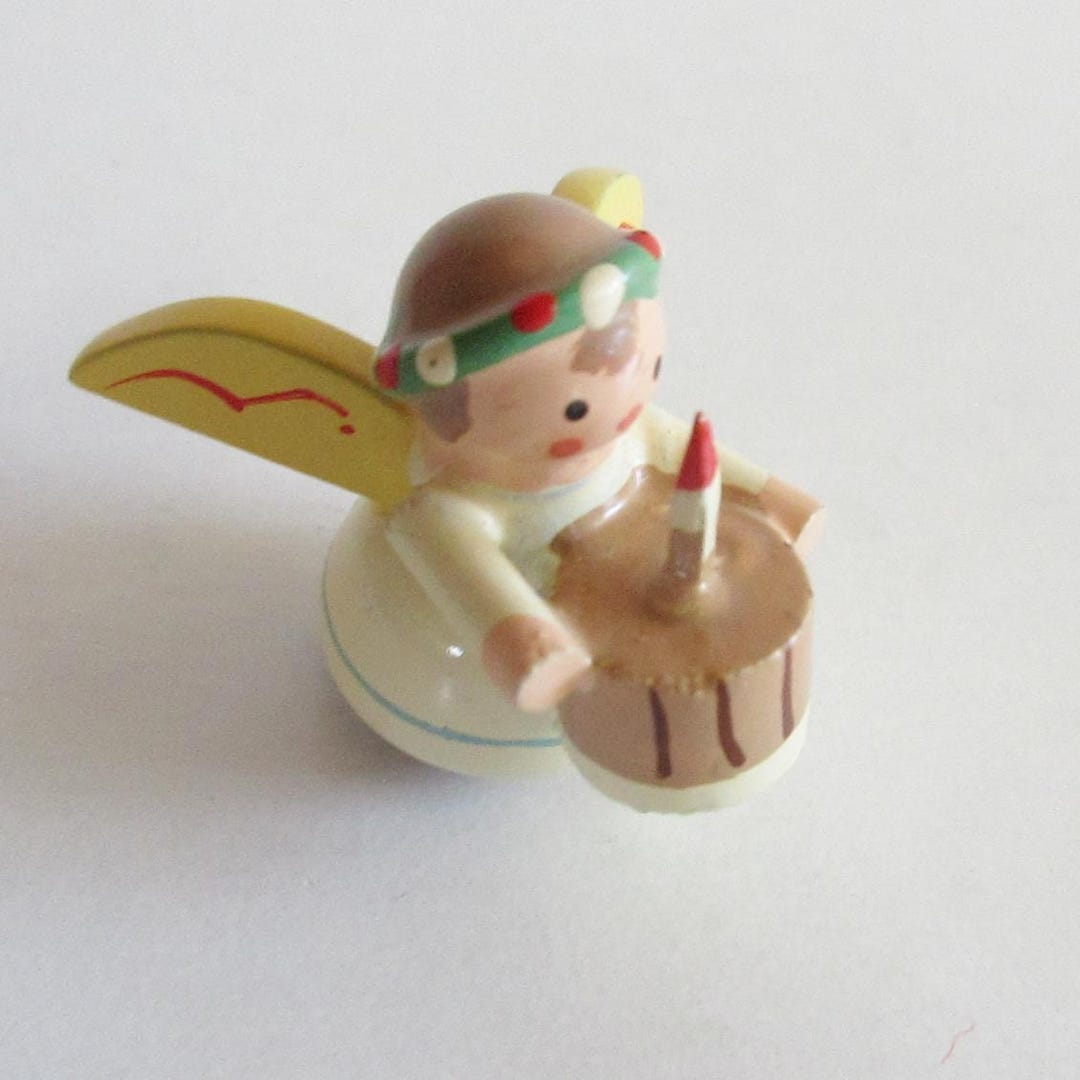 Italy Vintage Sevi Angel Wooden Wood Hand Made Christmas Decoration Erzgebirge Style 1 - Etsy