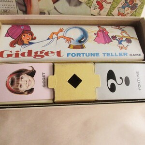 Vintage 1966 Milton Bradley Gidget Sally Field Fotune Teller Game ...