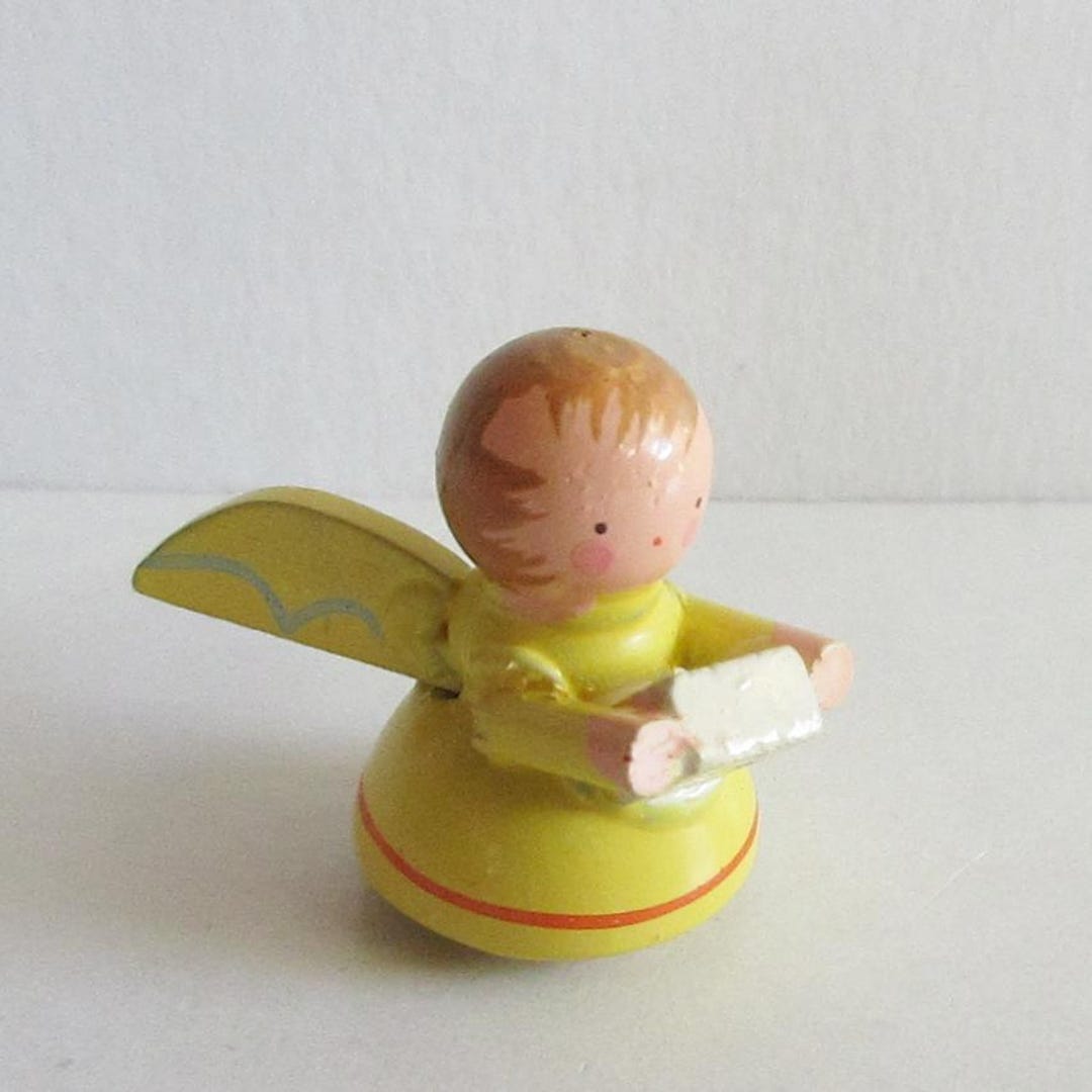 Italy Vintage Sevi Angel Wooden Wood Hand Made Christmas Decoration Erzgebirge Style 1" - Etsy