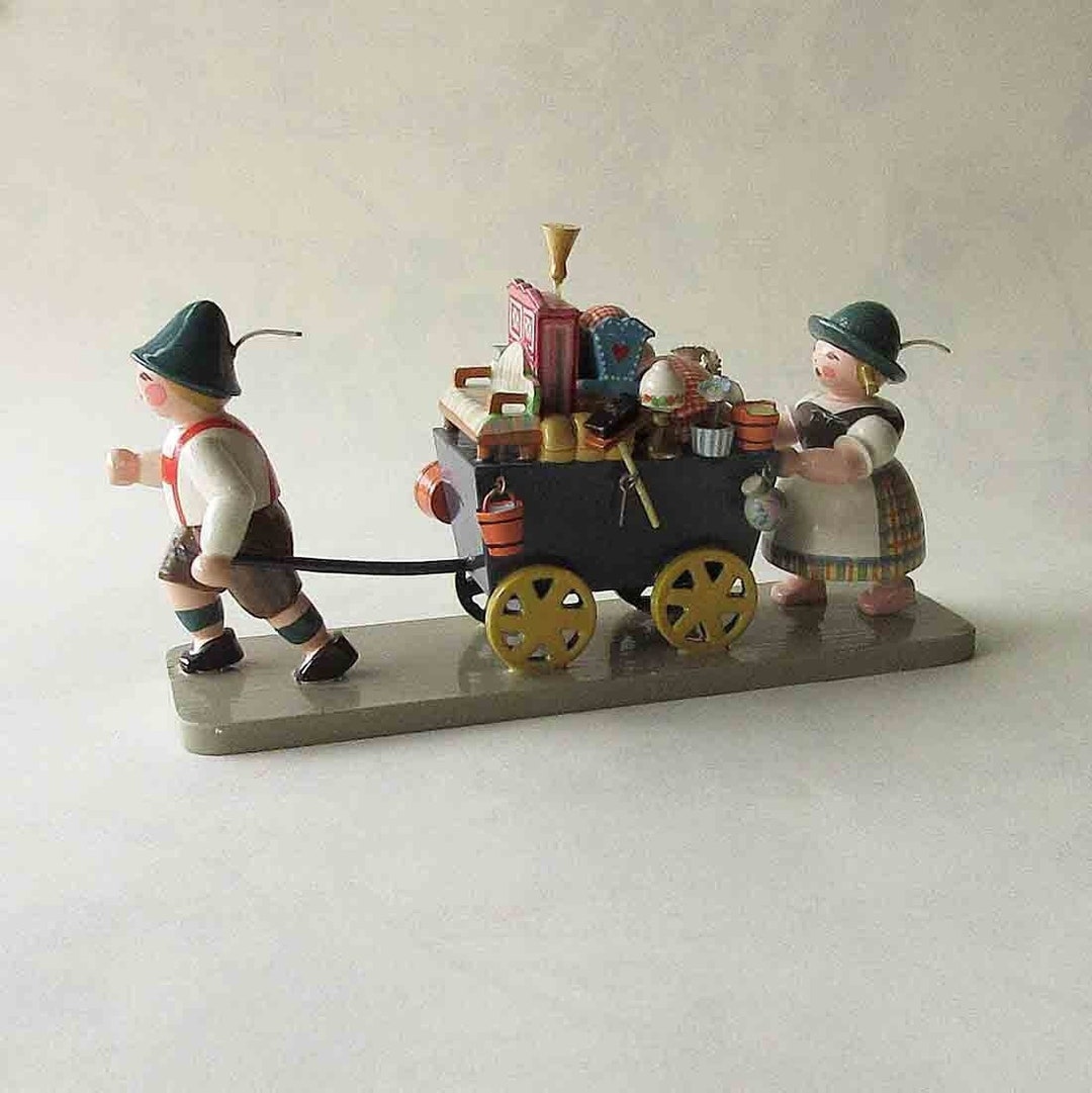 Vintage East Germany Wendt and Kühn Wood Peddlars Cart Moving Day ...