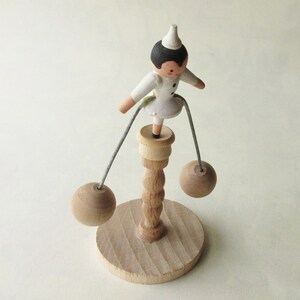 Uncommon Vintage Sevi Clown Balance Erzgebirge Style Wooden Wood ...